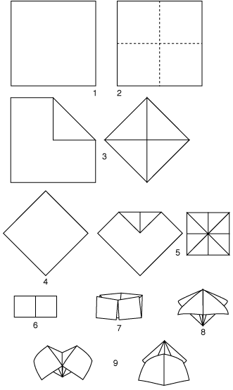 Pics Photos Fortune Teller Paper Folding Instructions
